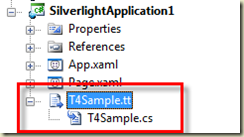 T4 Text Templating in Silverlight (Thanks Oleg Sych!) - Developing on Staxmanade